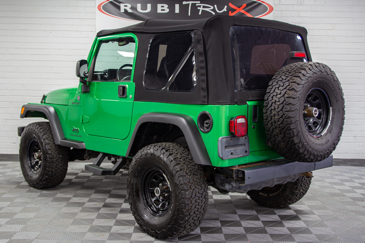Electric lime green jeep store